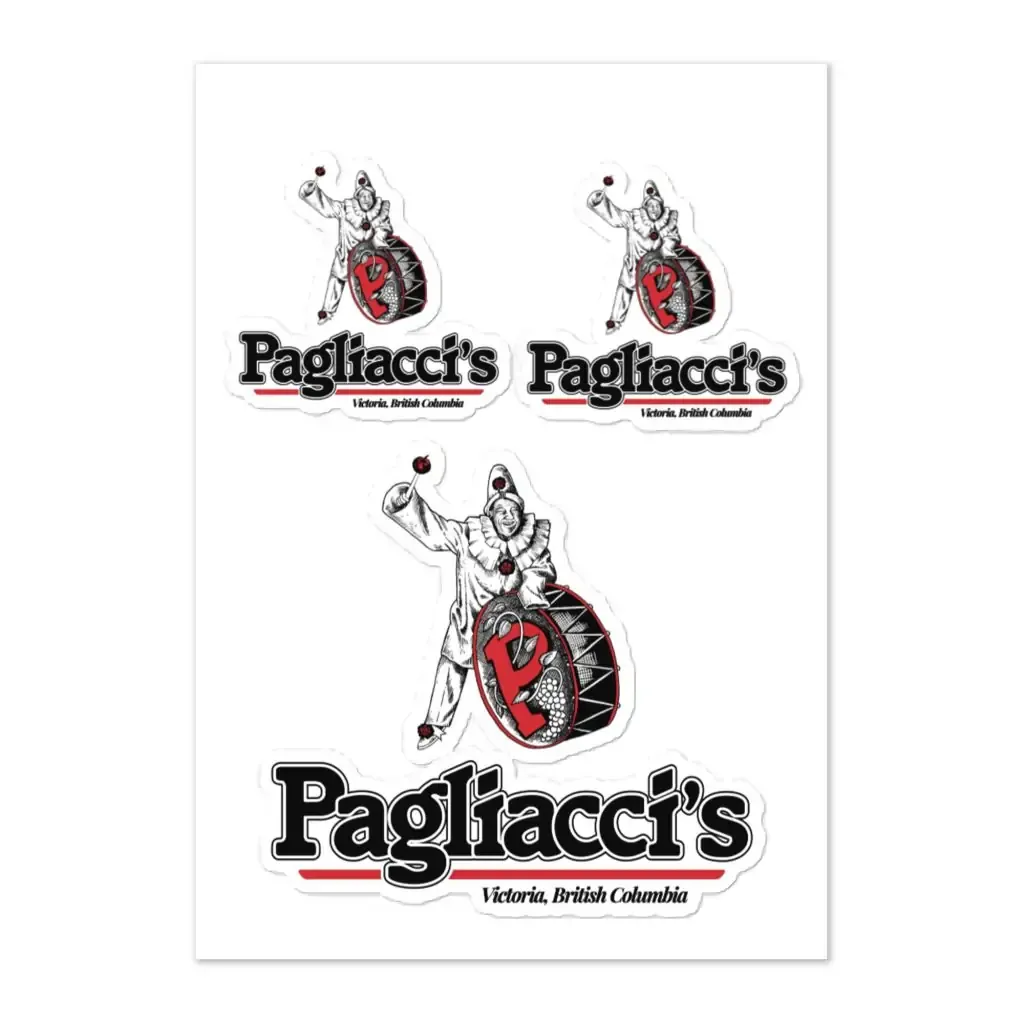Sticker Sheet Pagliacci s